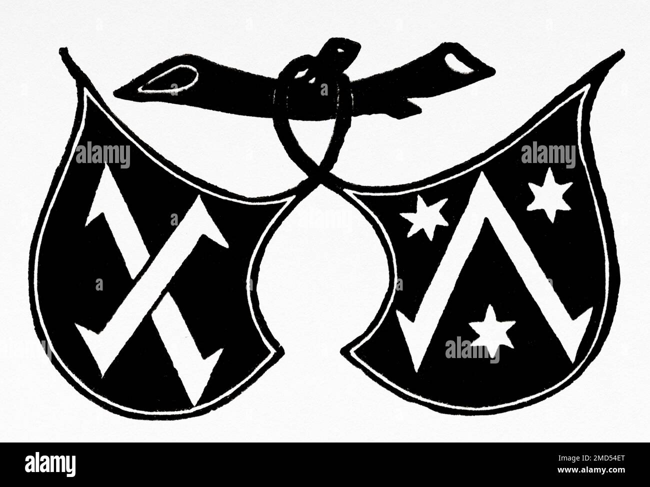 Mark of Gerard Leeu, printer in Gouwe 1482, Holland. The Arts of the ...