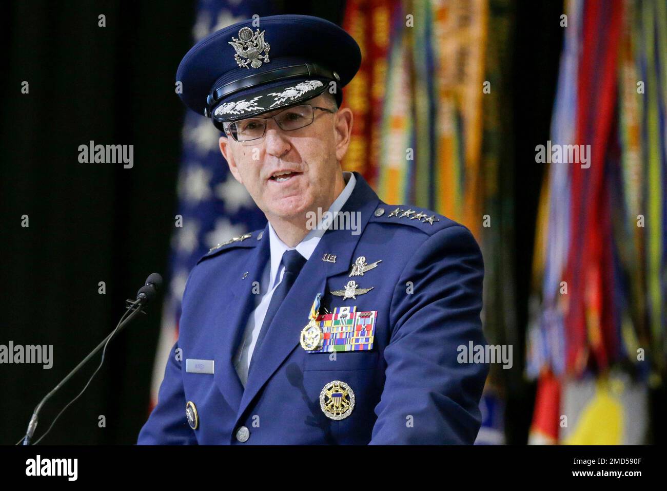 FILE - Air Force Gen. John Hyten, outgoing commander of US Strategic ...