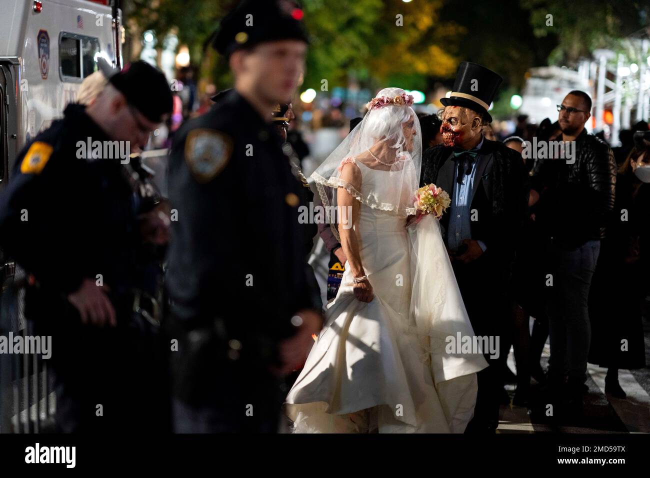 Halloween revelers dressed in costumes participate in New York City's ...