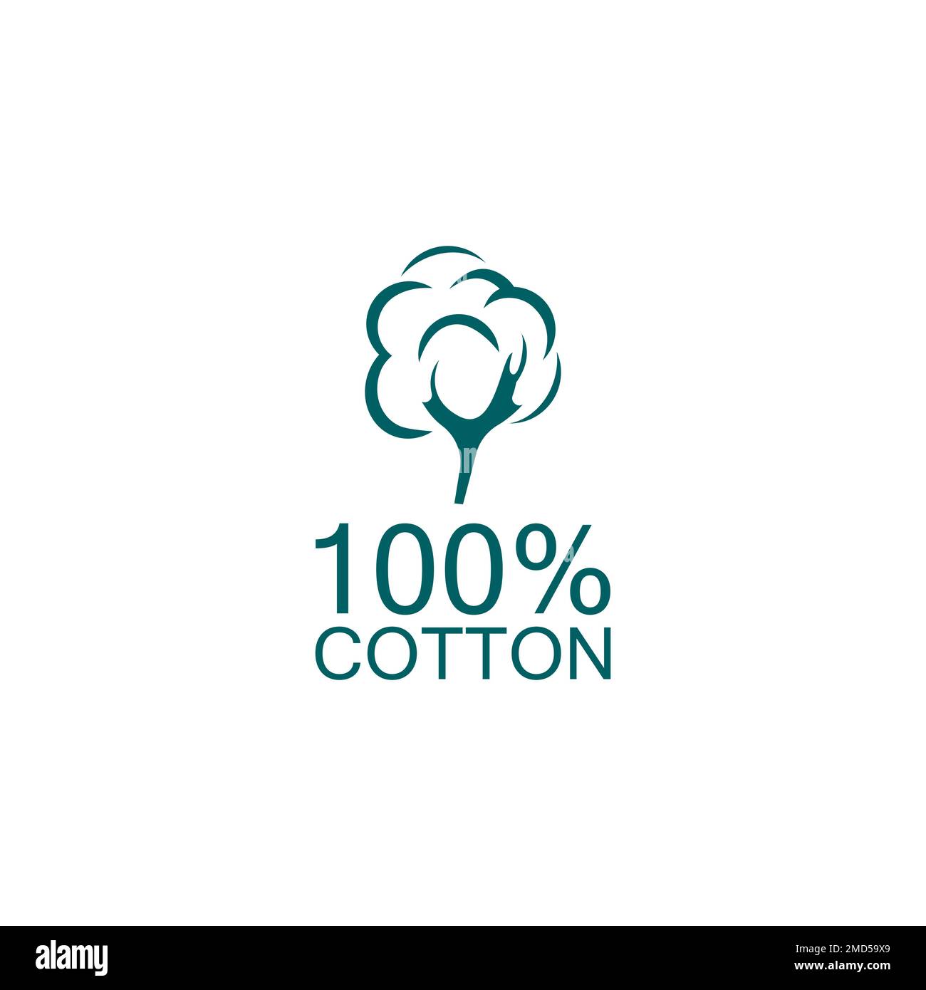 100% cotton icon.Natural organic cotton, pure cotton vector labels.logo ...