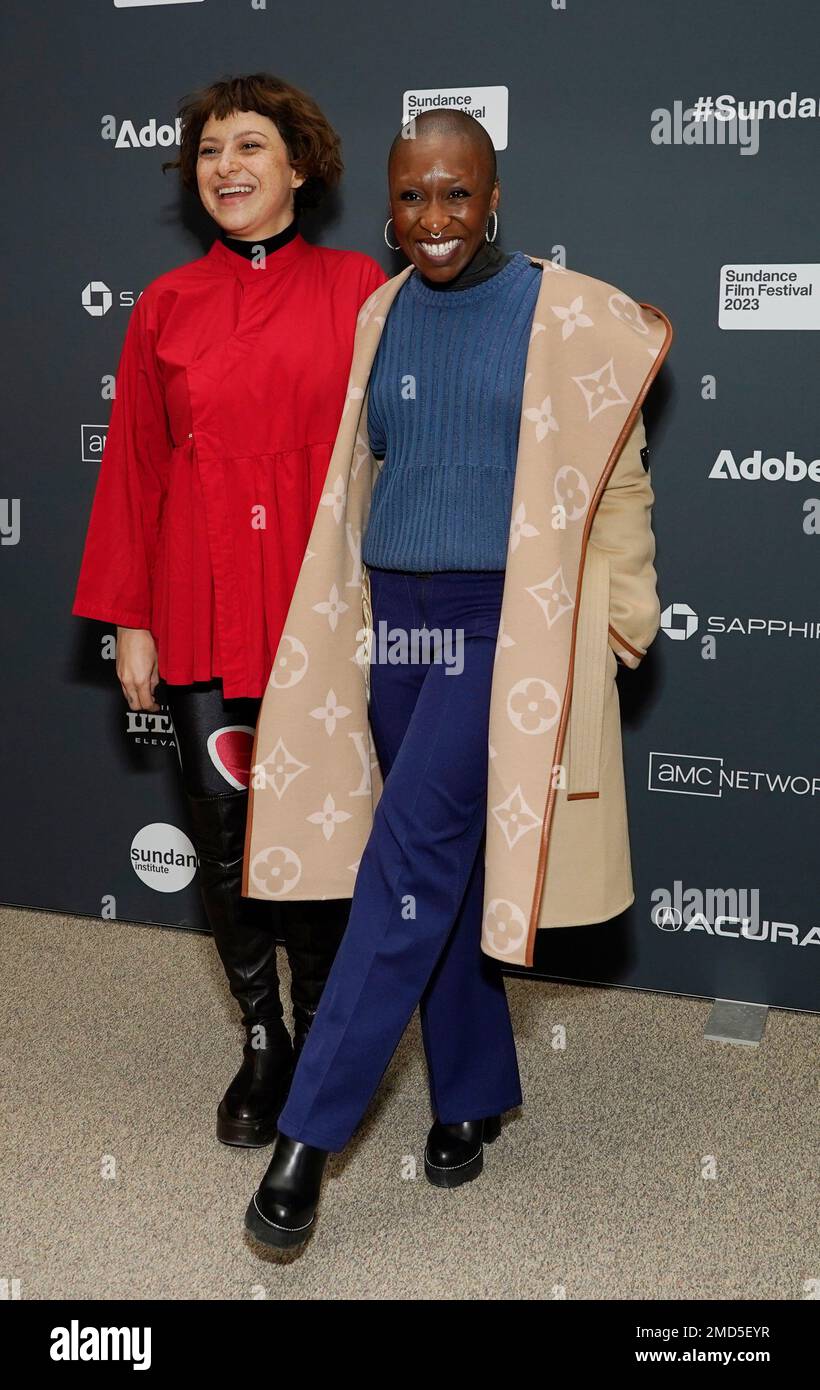 Alia Shawkat, left, and Cynthia Erivo, cast members in "Drift," pose ...