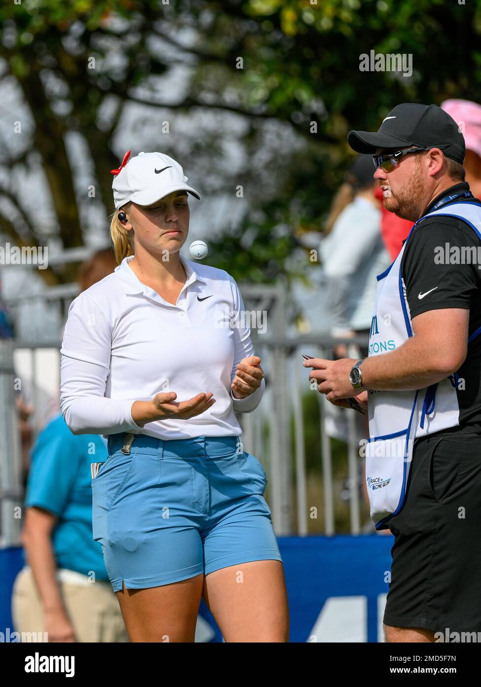 Orlando, FL, USA. 22nd Jan, 2023. Maja Stark of Sweden prepares to ...