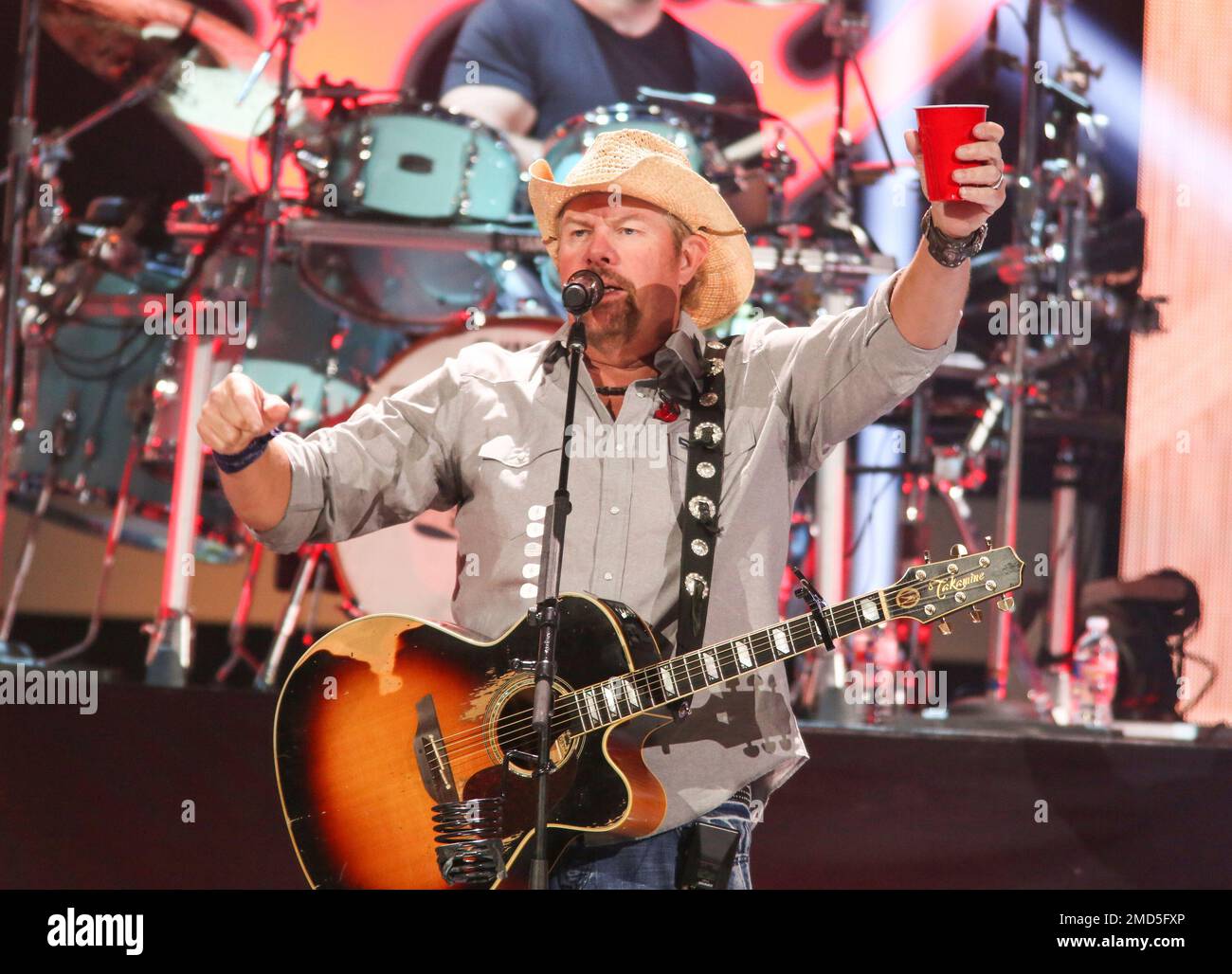 Toby Keith performs at the iHeartCountry Festival on Saturday, Oct. 30 ...