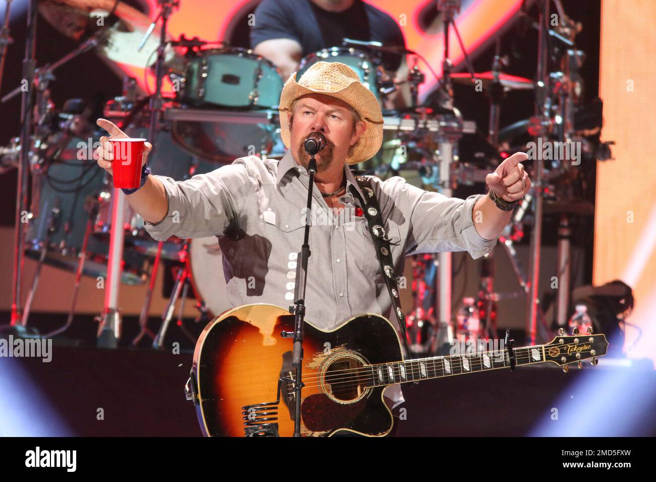 Toby Keith performs at the iHeartCountry Festival on Saturday, Oct. 30 ...