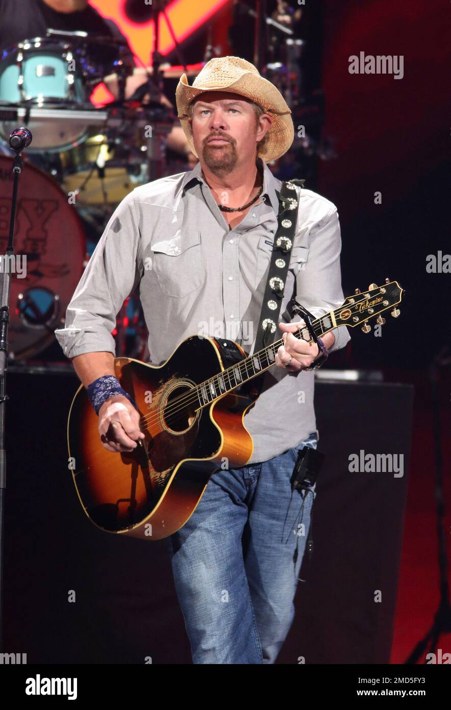 Toby Keith performs at the iHeartCountry Festival on Saturday, Oct. 30 ...