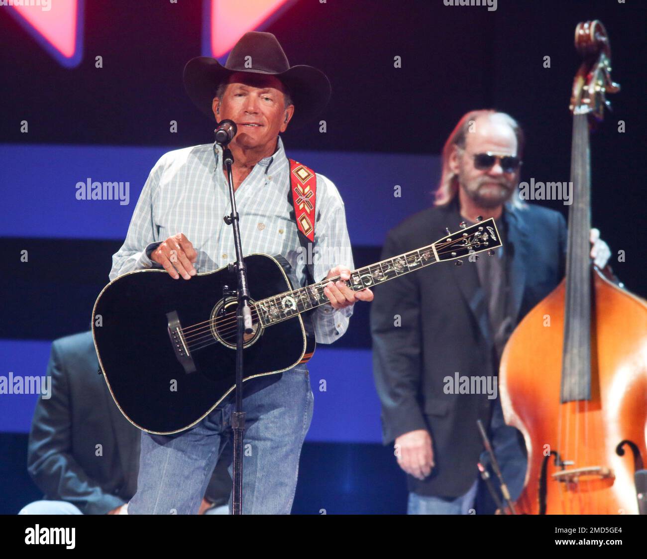 George Strait performs at the iHeartCountry Festival on Saturday, Oct ...