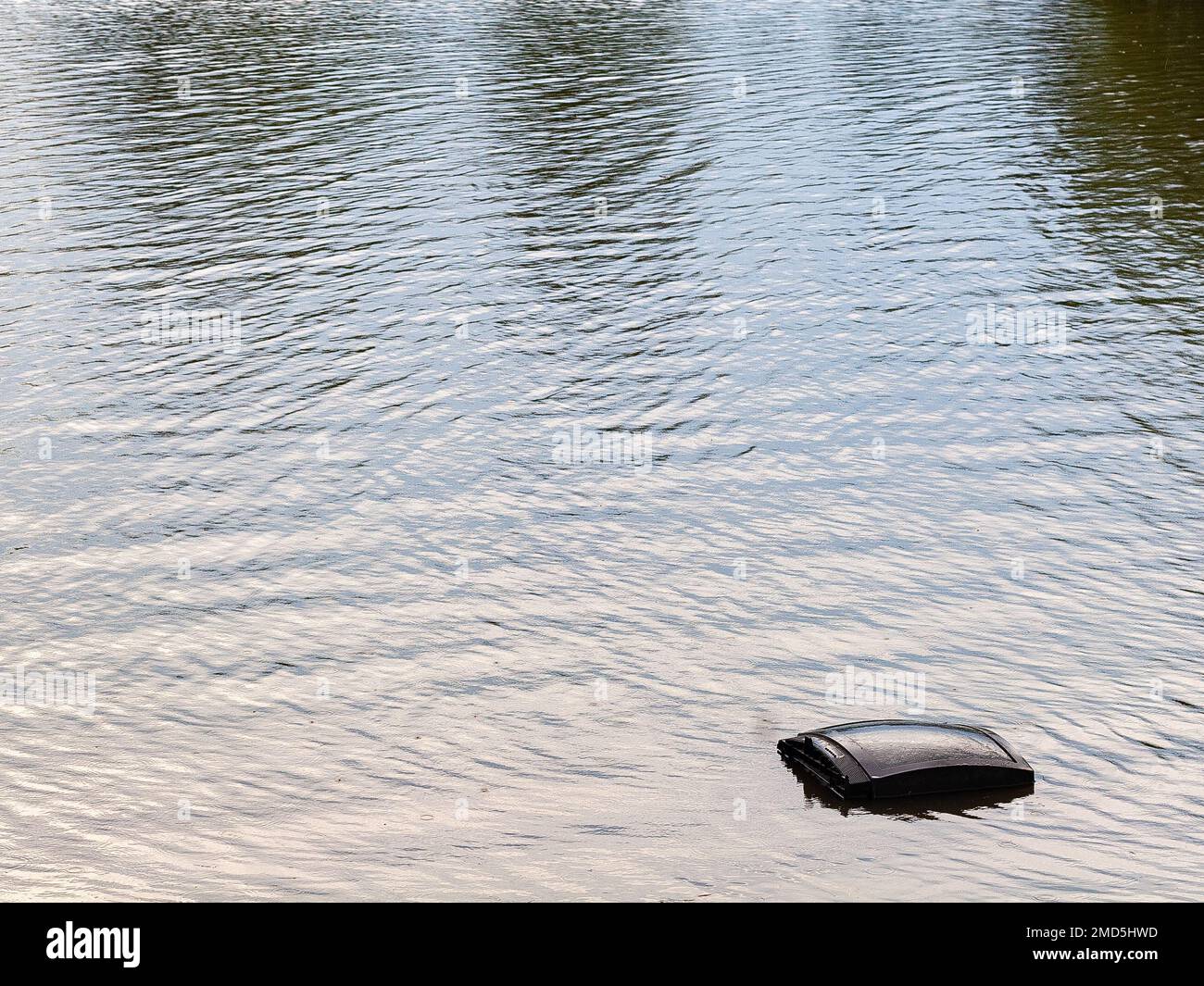Television floating in water Stock Photo - Alamy