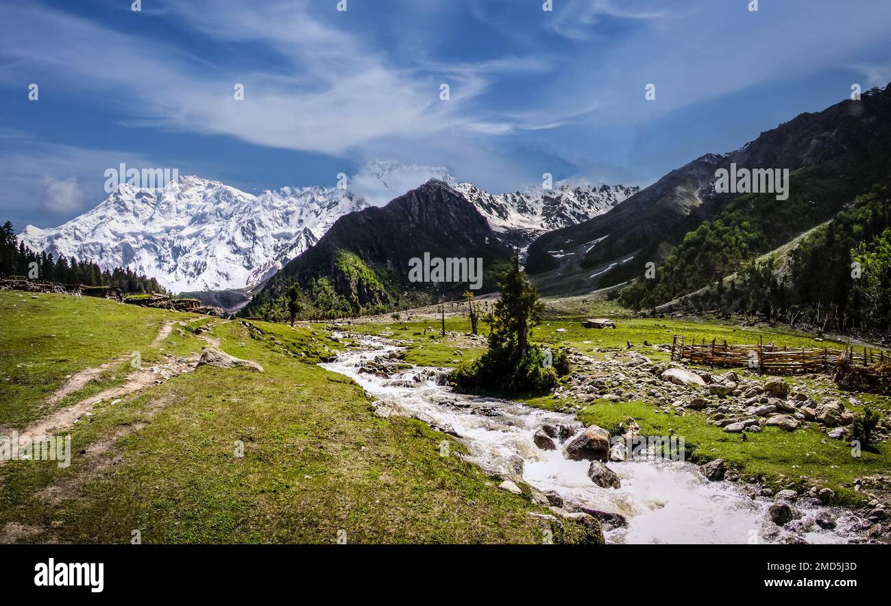Trek to the Nanga Parbat at 8,126 meters above sea level also known as ...