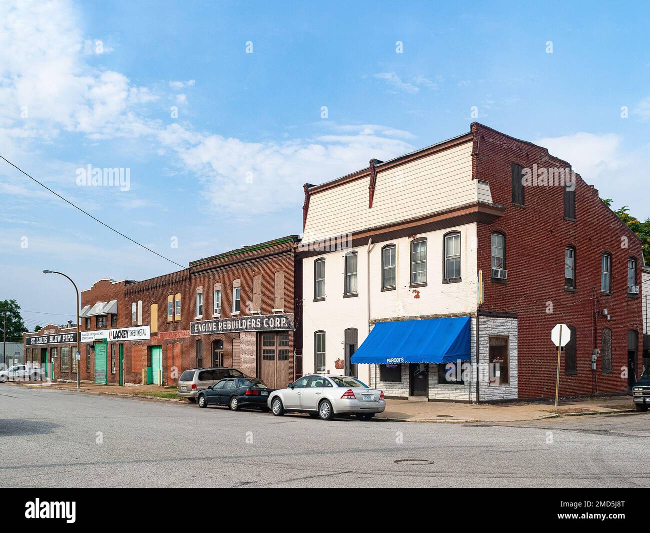 Industrial buildings in north St. Louis Stock Photo - Alamy