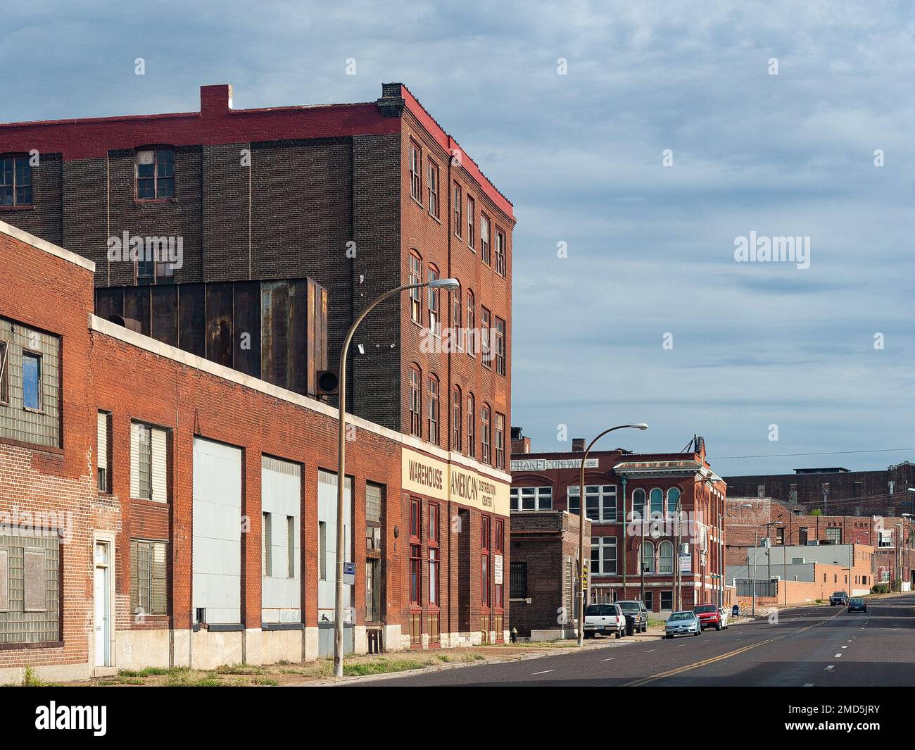 Industrial buildings in north St. Louis Stock Photo - Alamy