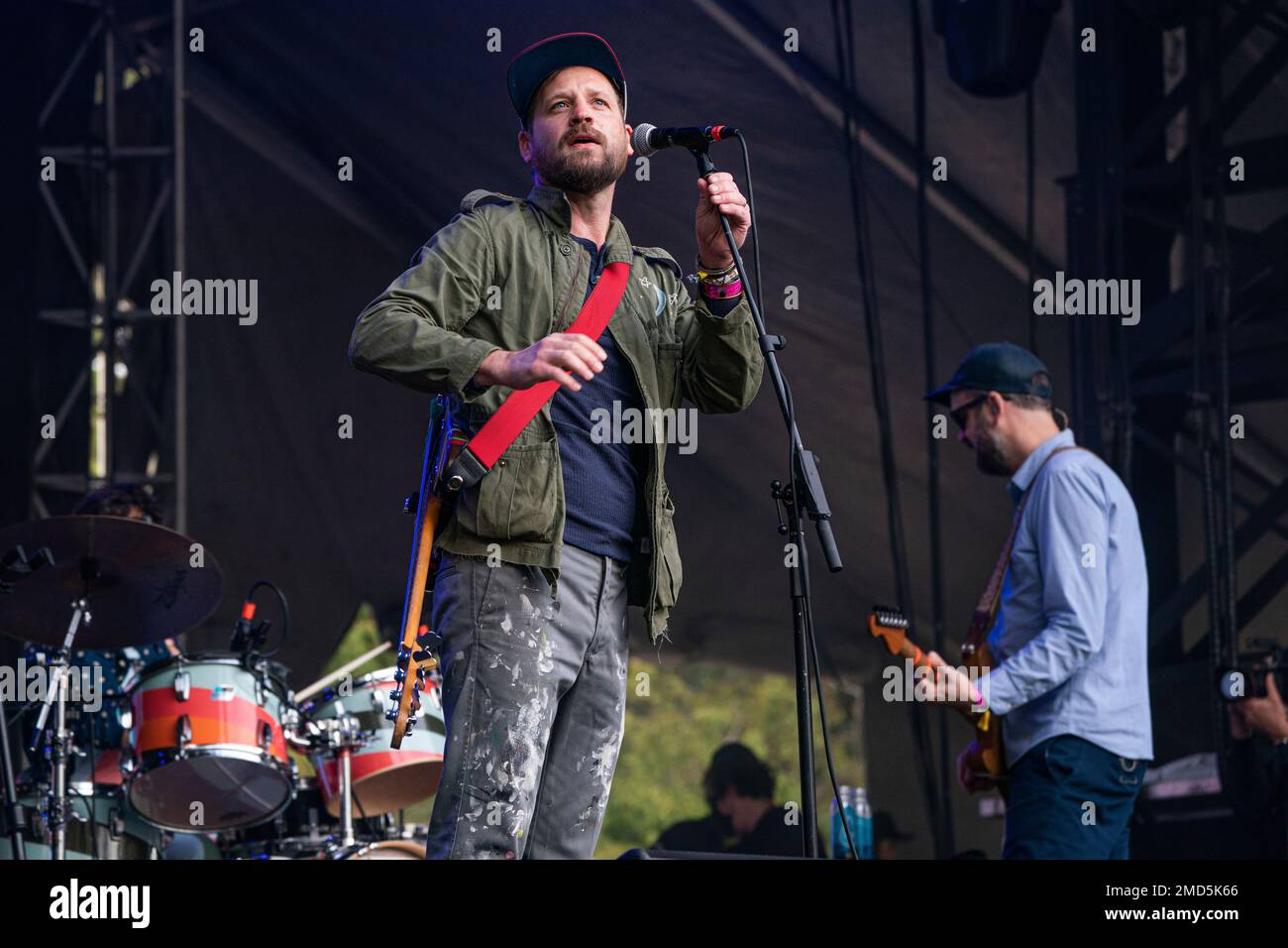 Toby Leaman of Dr. Dog performs at the Outside Lands Music Festival at ...
