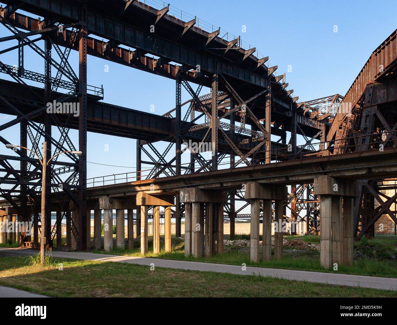 Underneath rail bridge across hi-res stock photography and images - Alamy