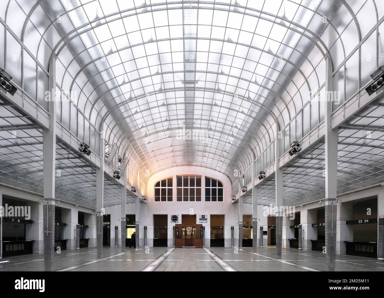 Vienna, Austria, Dec. 2019: Historical building of the Austrian Postal ...