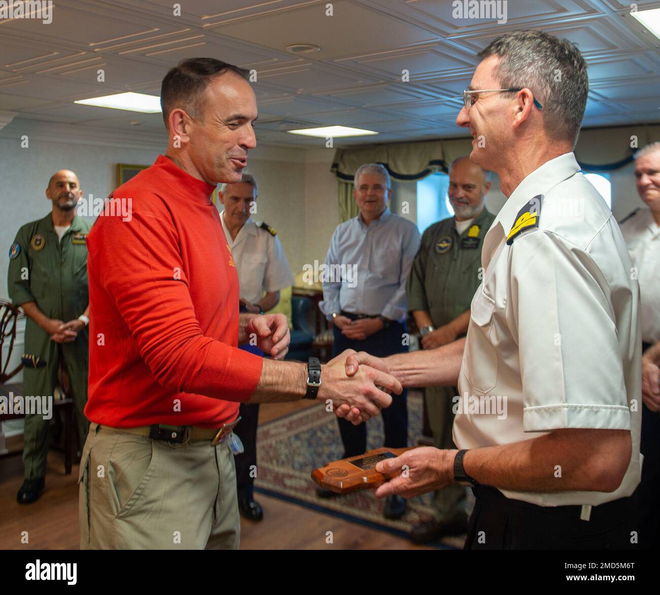 220713-N-CY569-1294 MEDITERRANEAN SEA (July 13, 2022) Capt. Gavin Duff ...