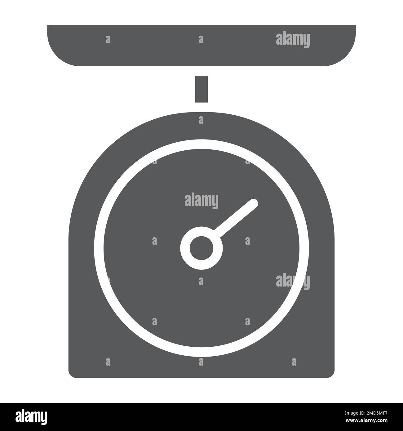 Kitchen scale glyph icon, kitchen and cooking, weight sign vector ...