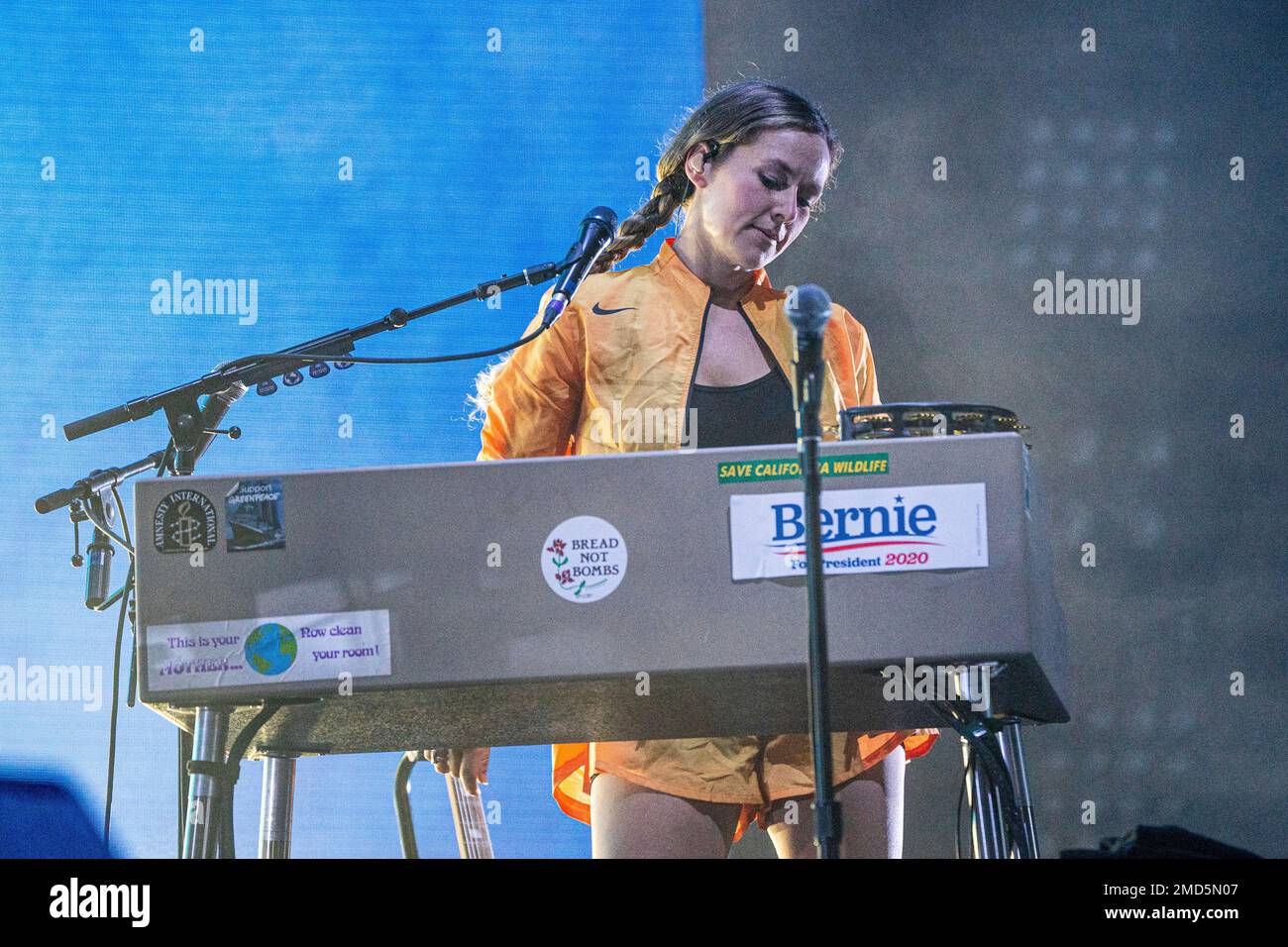 Greta Morgan of Vampire Weekend performs at the Outside Lands Music ...