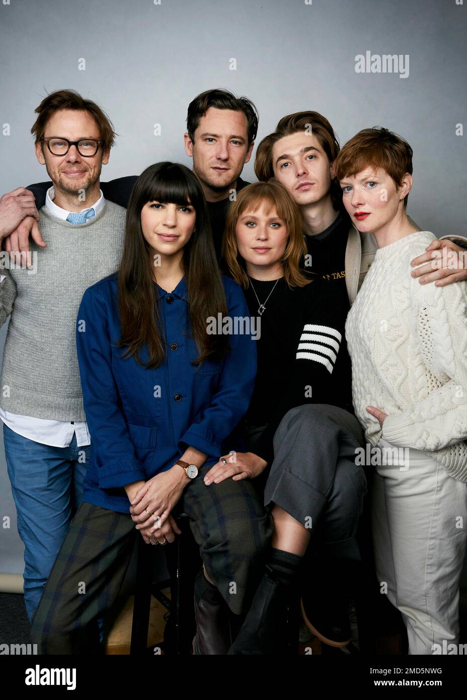 Jimmi Simpson, from back left, Lewis Pullman, Austin Abrams, Wrenn ...