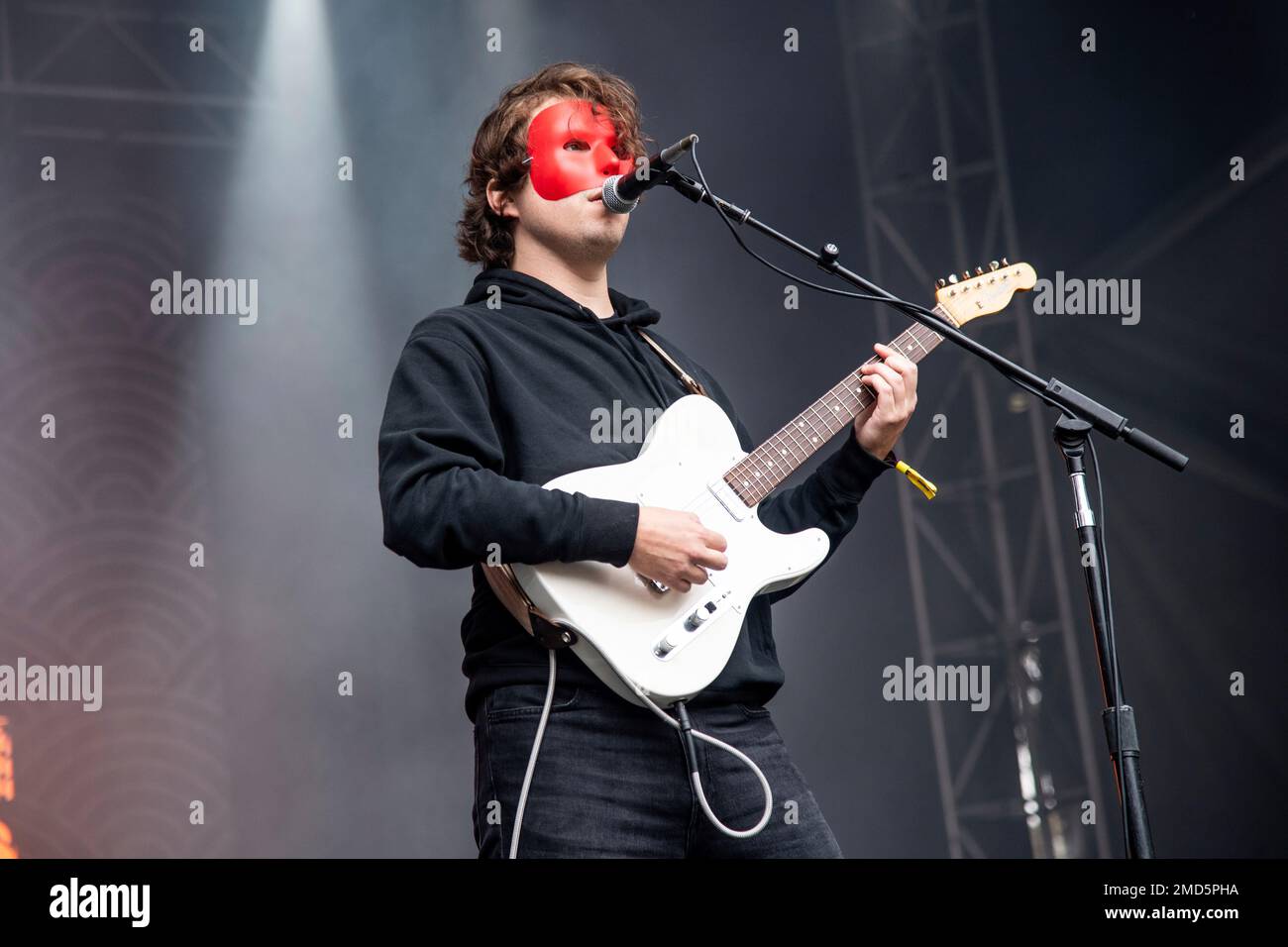 Javi Reyes of Post Animal performs at the Outside Lands Music Festival ...