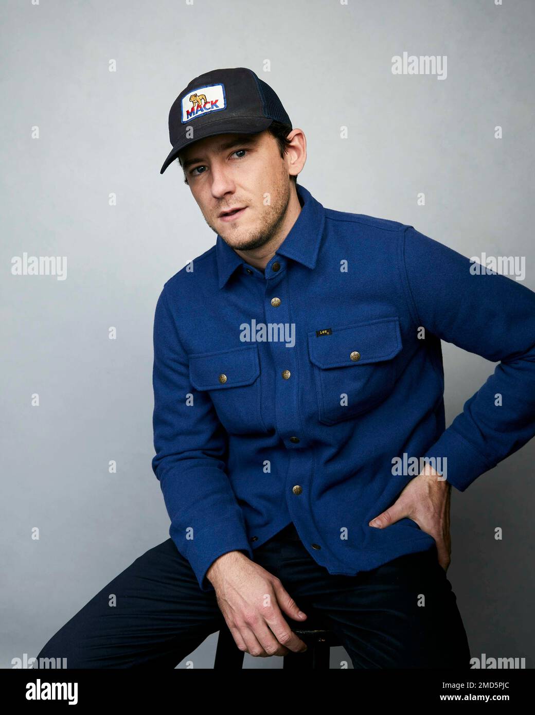 Lewis Pullman poses for a portrait to promote the film "The Starling ...