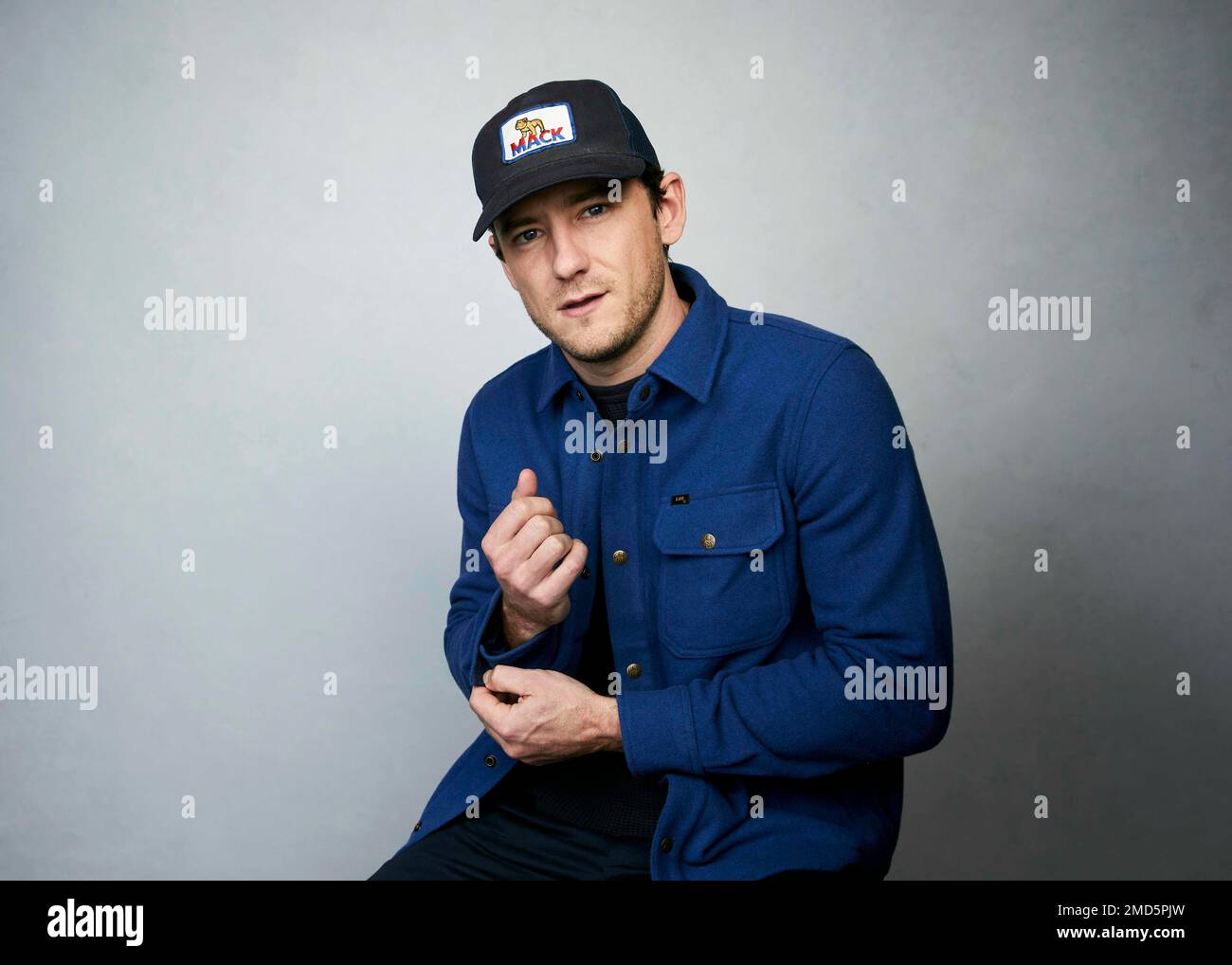 Lewis Pullman poses for a portrait to promote the film "The Starling ...