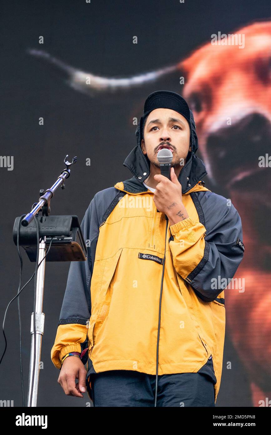 Dijon performs at the Outside Lands Music Festival at Golden Gate Park ...