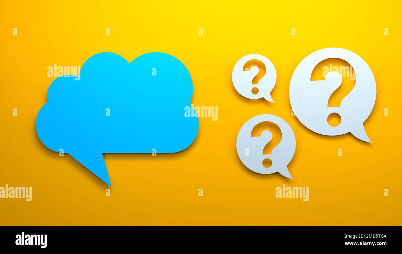 Question mark and confusion Stock Photo - Alamy