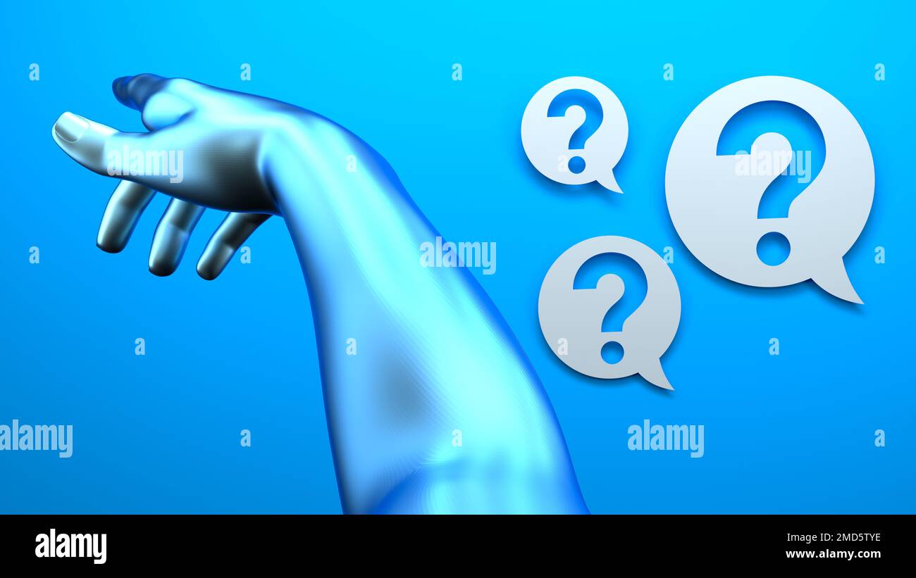 Question mark and confusion Stock Photo - Alamy
