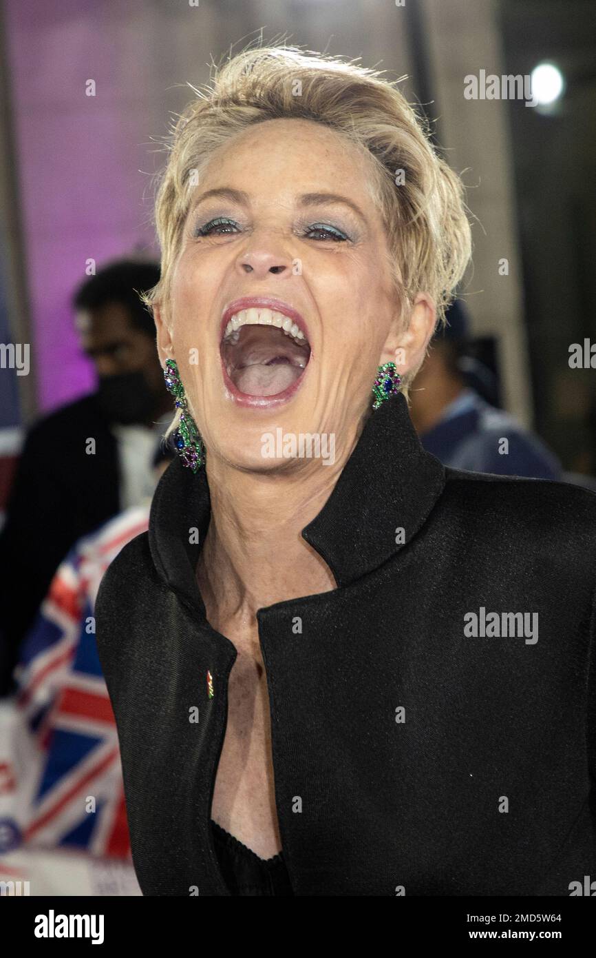 Sharon Stone poses for photographers upon arrival at the Pride of ...