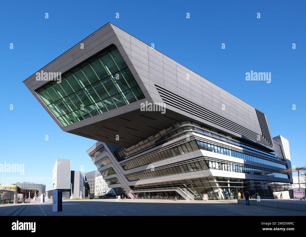 Vienna, Austria, Dec. 2019: Street view of Vienna University of ...