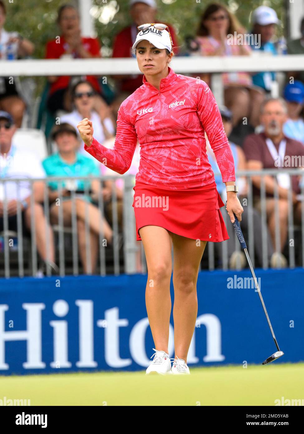 Orlando, FL, USA. 22nd Jan, 2023. Gaby Lopez of Mexico reacts after ...