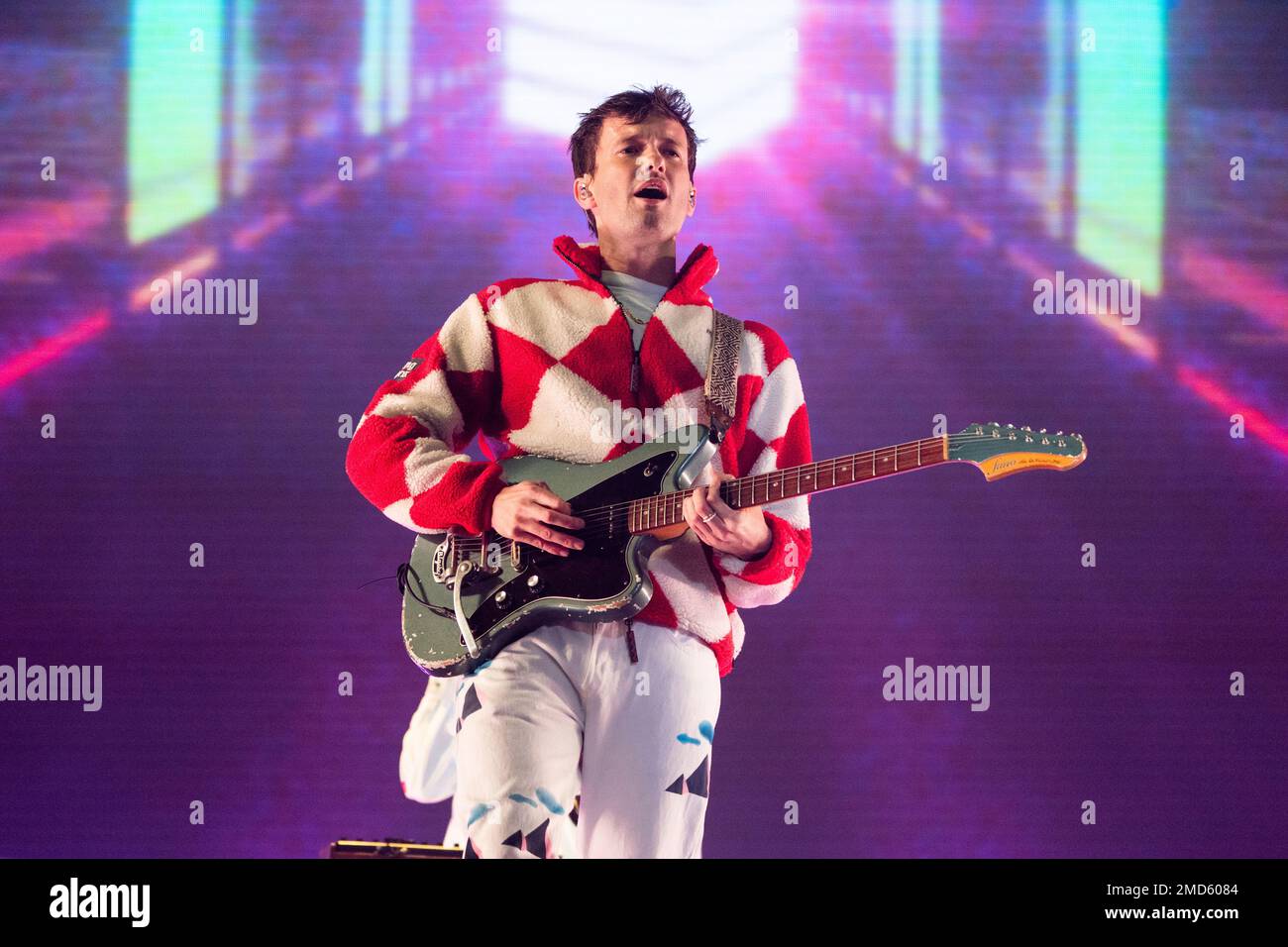 Drew MacFarlane of Glass Animals performs at the Outside Lands Music ...
