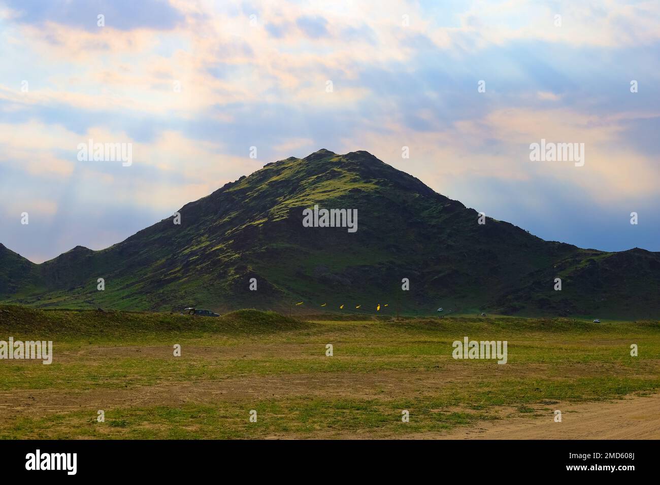 Mecca , Saudi Arabia , 13 Jan 2023: Makkah Spring after raining season ...