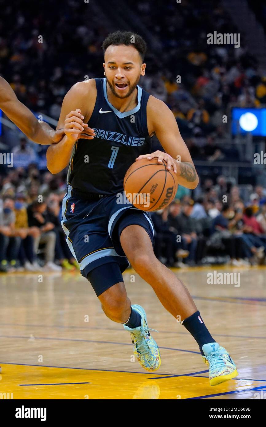 Memphis Grizzlies forward Kyle Anderson (1) against the Golden State ...