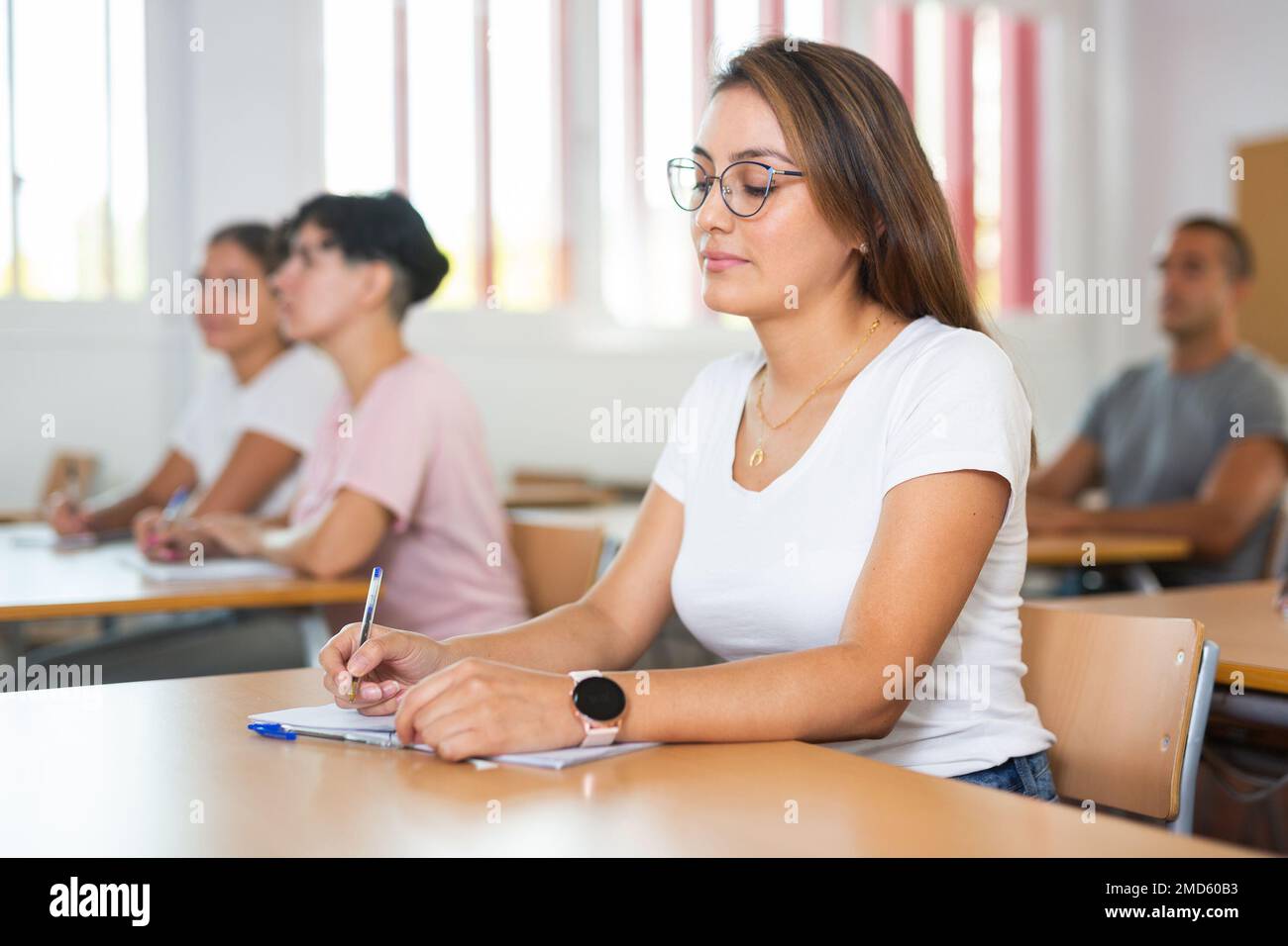 Attending lecture hi-res stock photography and images - Alamy