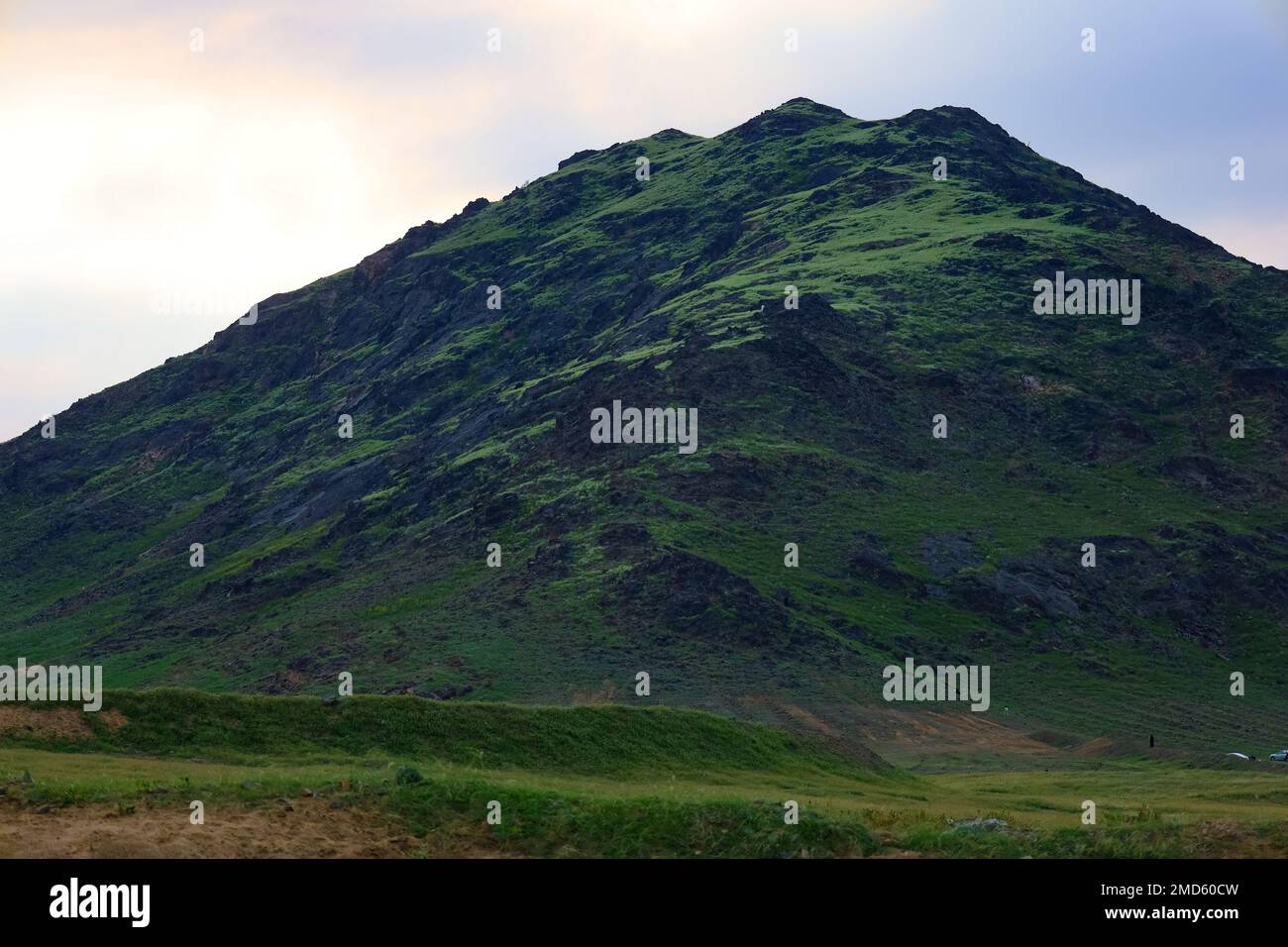 Mecca , Saudi Arabia , 13 Jan 2023: Makkah Spring after raining season ...