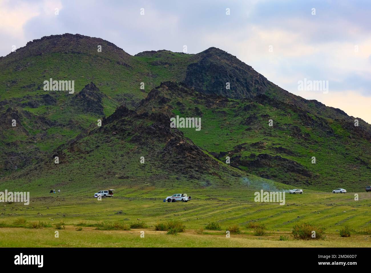 Mecca , Saudi Arabia , 13 Jan 2023: Makkah Spring after raining season ...
