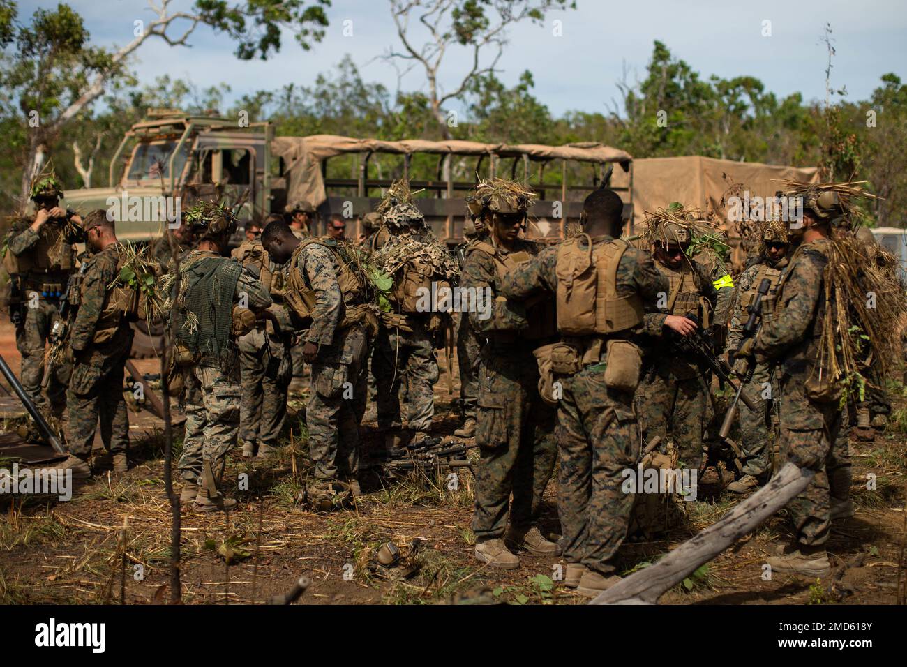 U.S. Marines with 3d Battalion 7th Marine Regiment, Ground Combat ...