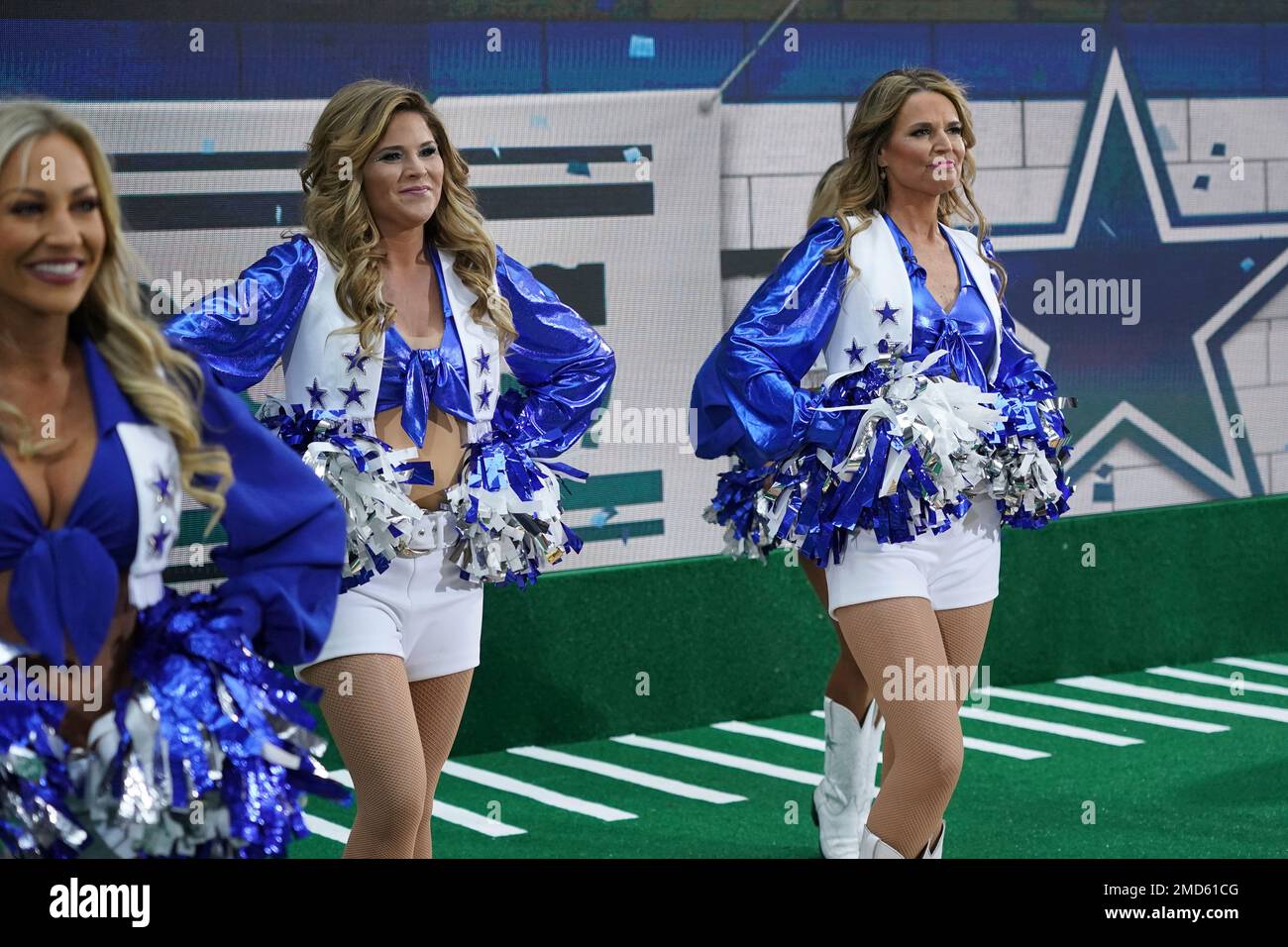 Jenna Bush Hager, left, and Savannah Guthrie dress as Dallas Cowboys ...