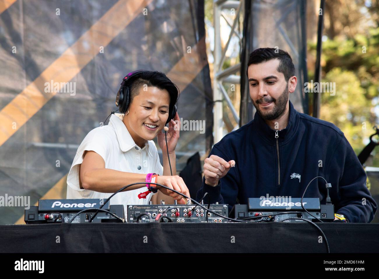 Chef Melissa King, left, and Na'el Shehade of Drama are seen at the ...