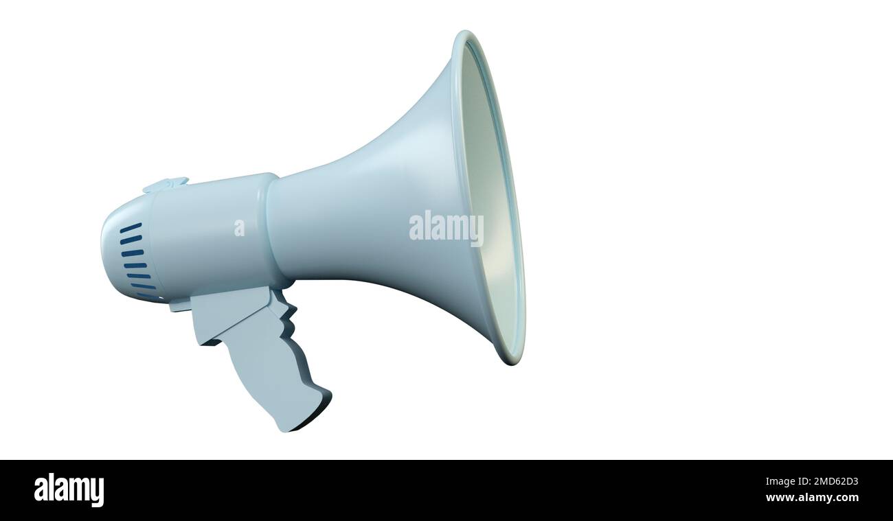 3d realistic megaphone marketing Cut Out Stock Images & Pictures - Alamy