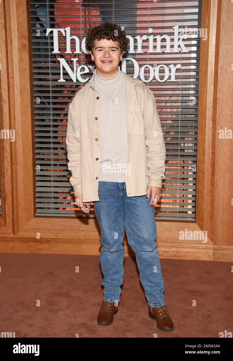 Gaten Matarazzo attends the premiere of Apple TV's "The Shrink Next ...