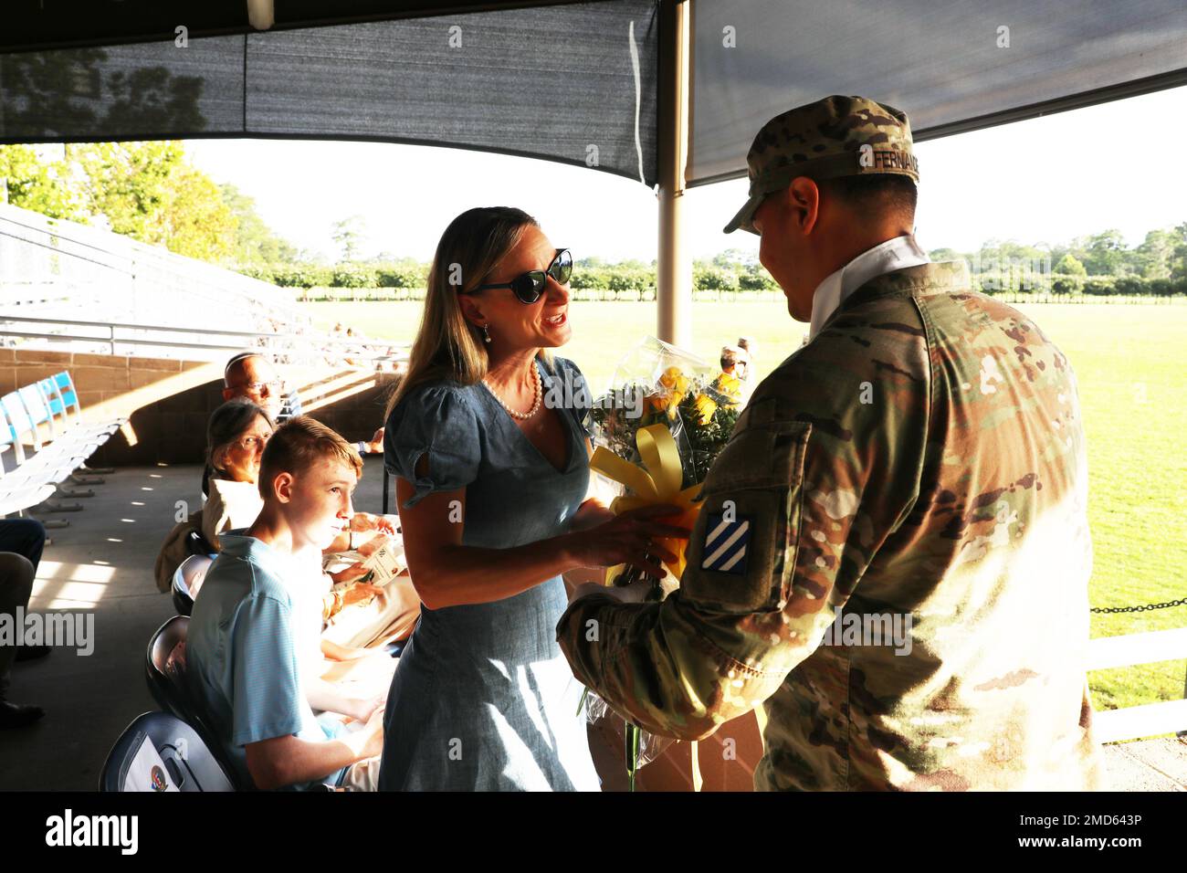 Kimberly Decker, spouse of Lt. Col. Timothy Decker, incoming commander ...