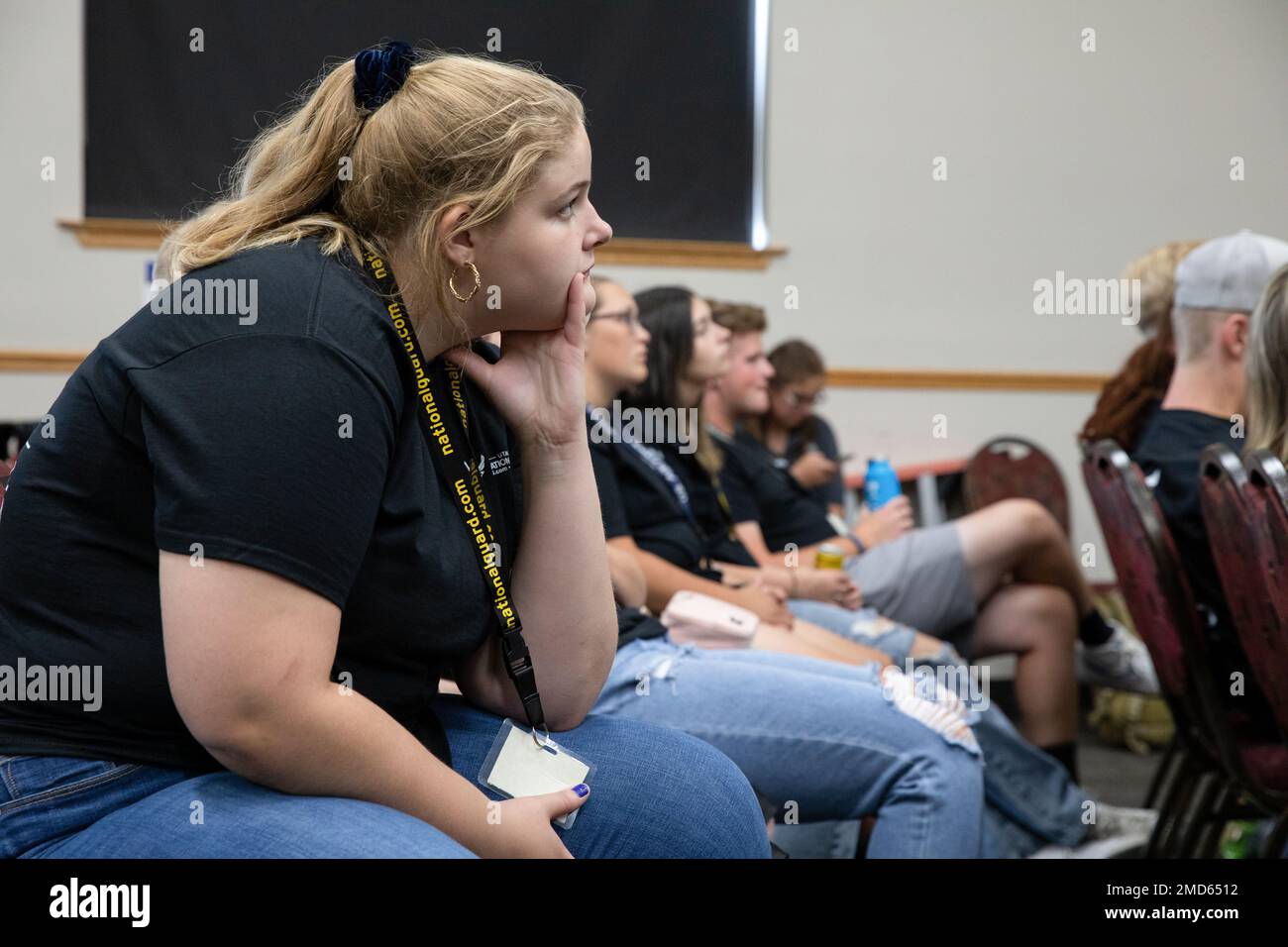 Kinzley Davis, a Freedom Academy delegate representing Tintic High ...