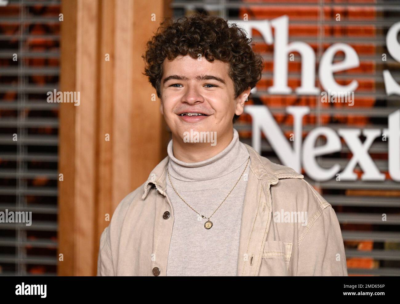 Gaten Matarazzo attends the premiere of Apple TV's "The Shrink Next ...
