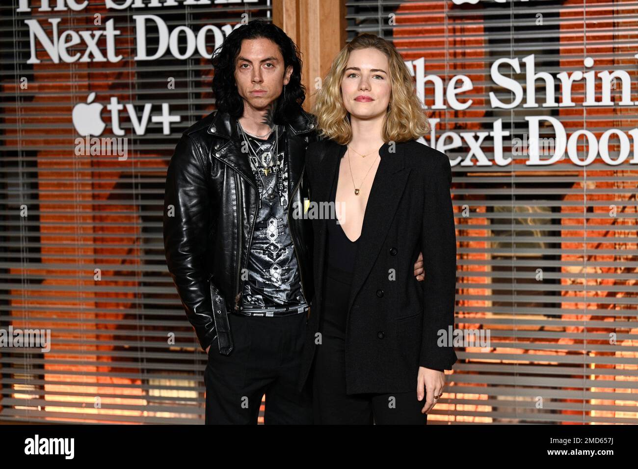 Willa Fitzgerald, right, and guest attend the premiere of Apple TV's ...
