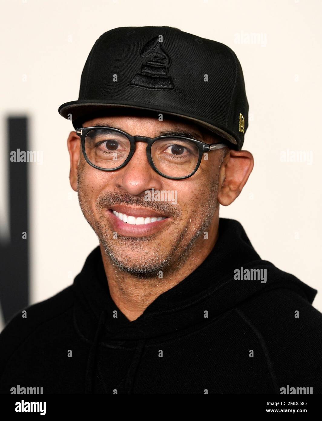 Harvey Mason Jr., CEO of The Recording Academy, poses at the premiere ...