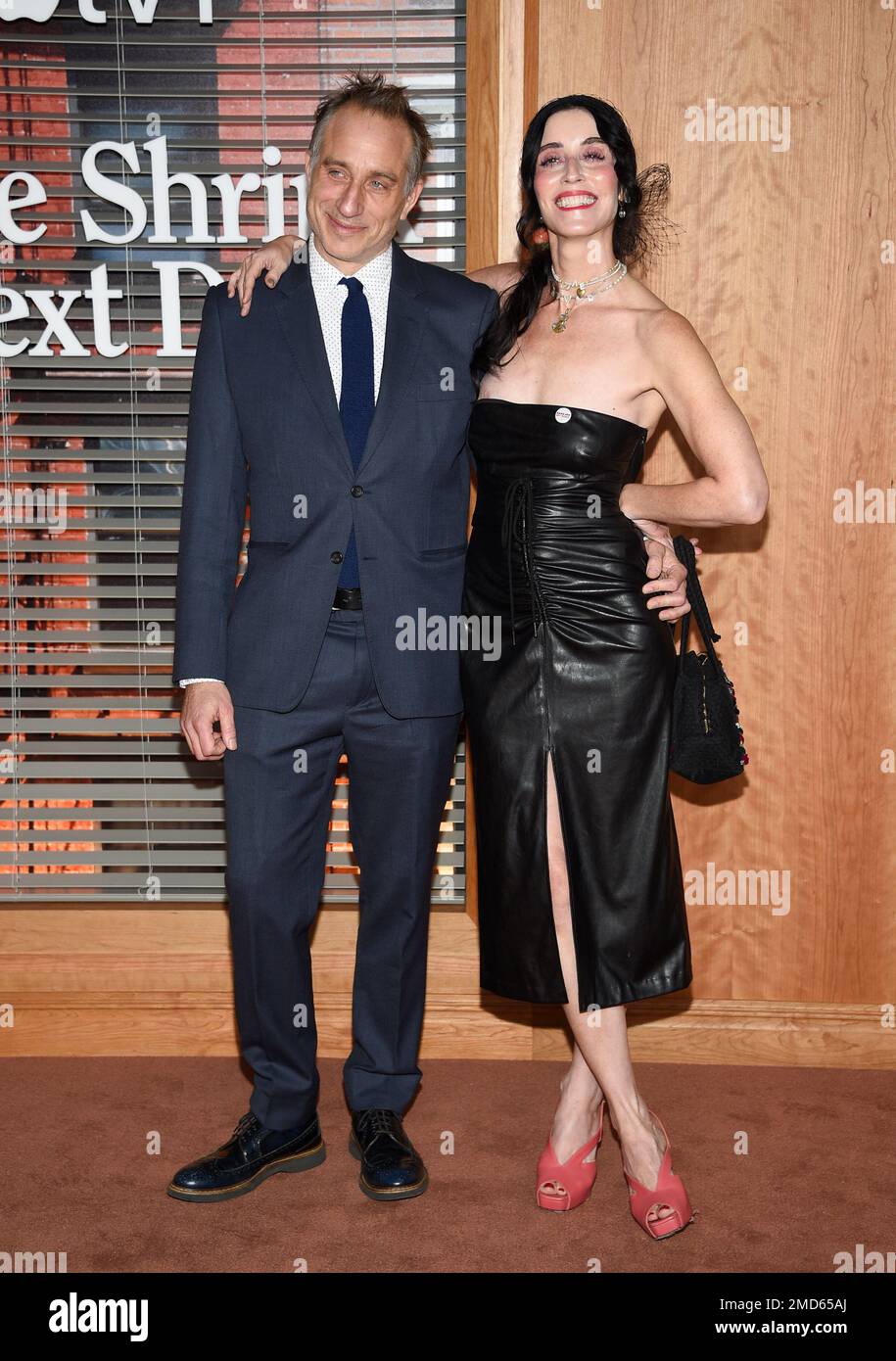 Director Jesse Peretz, left, and Sarah Sophie Flicker attend the ...