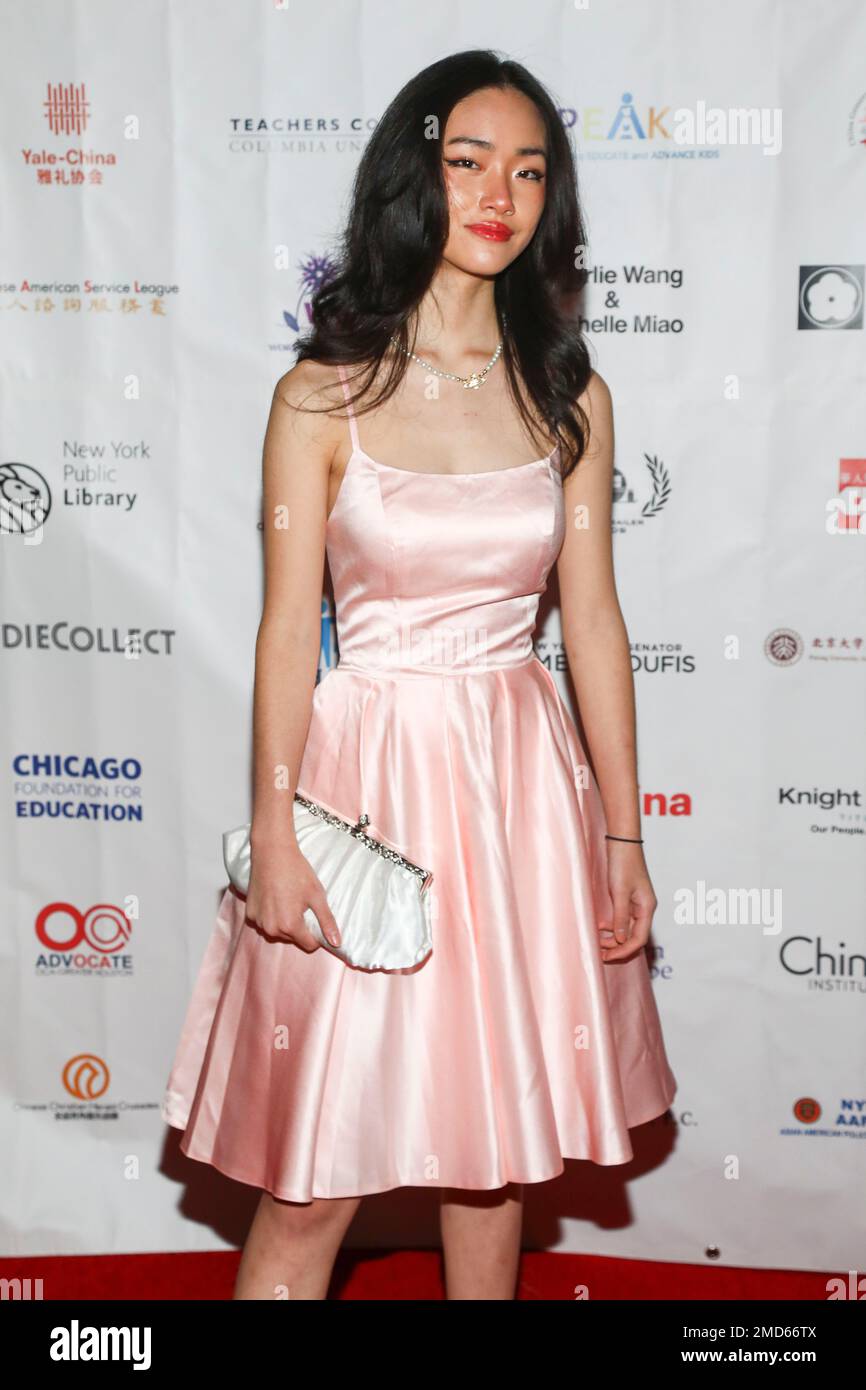 Actor Michelle Hu attends the premiere of "Confetti" at AMC Lincoln ...