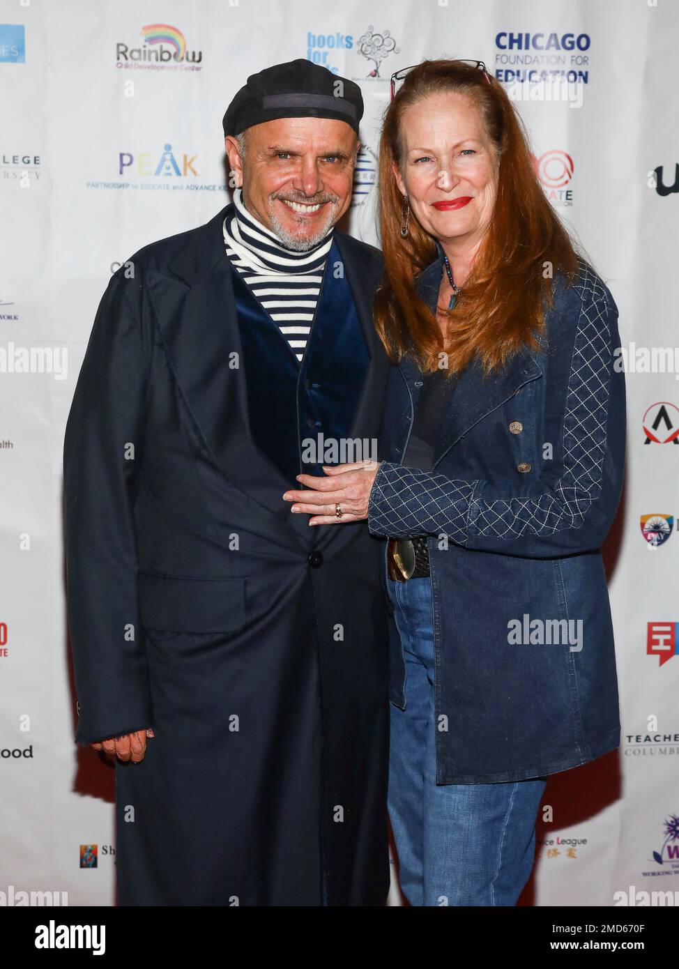 Actors Joe Pantoliano, left, and Nancy Sheppard, right, attend the ...