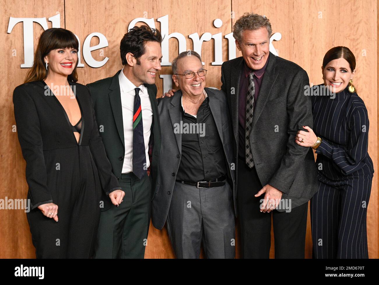 Casey Wilson, left, Paul Rudd, Martin Markowitz, Will Ferrell and ...